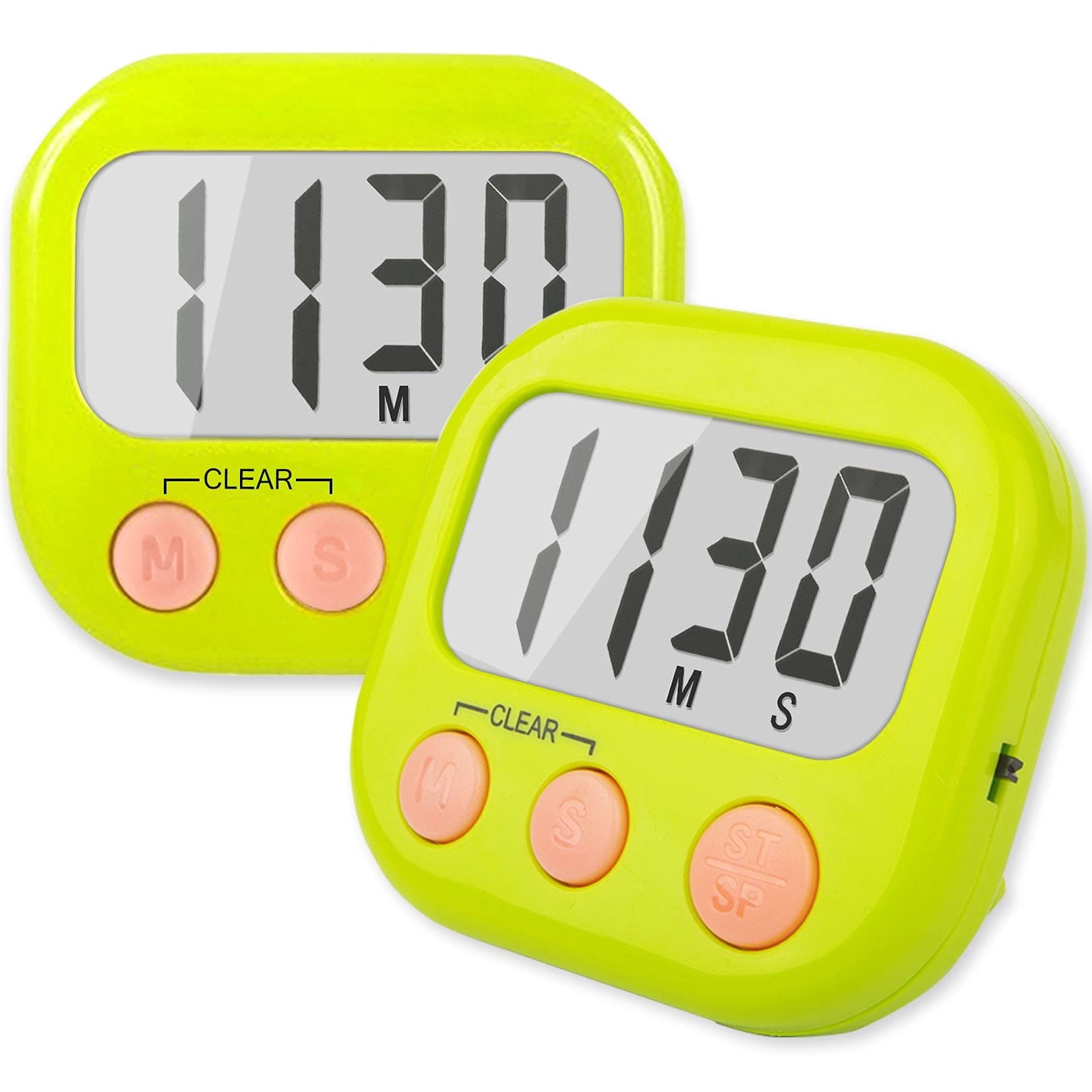 GYDEK Timer, Kitchen Timer, Timer for Kids, 2 Pack Digital Timer for ...
