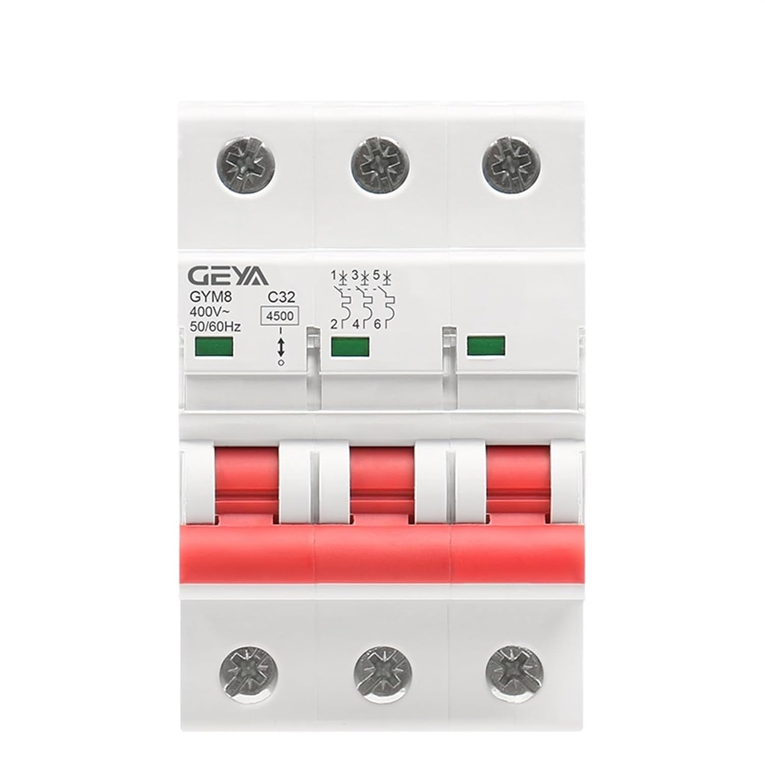 GYM8 3P MCB 6A 10A 16A 20A 25A 32A 40A 50A 63A 220V Mini Circuit ...