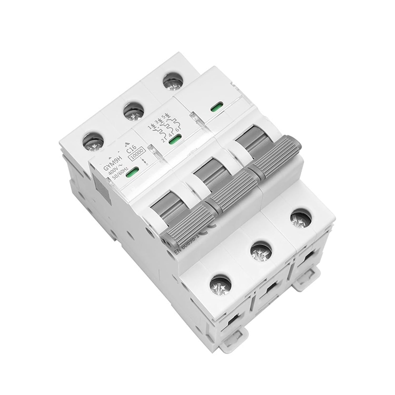 GYM9H 10KA MCB 3P 6A 10A 16A 20A 25A 32A 40A 50A 63A 220V 1Pcs - Walmart.com