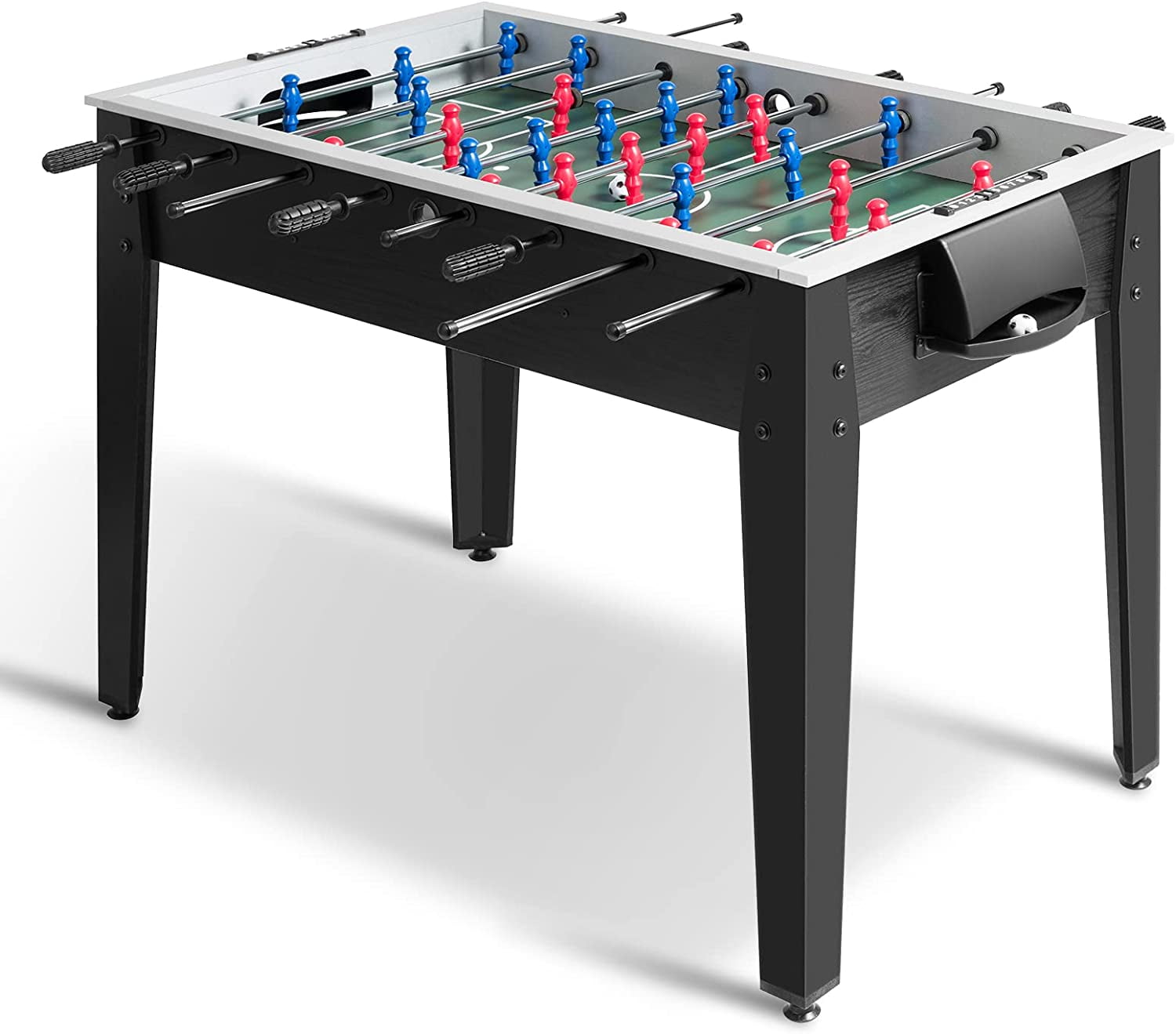 GYMAX 48” Foosball Table, Arcades Soccer Game Table for Multiplayer ...