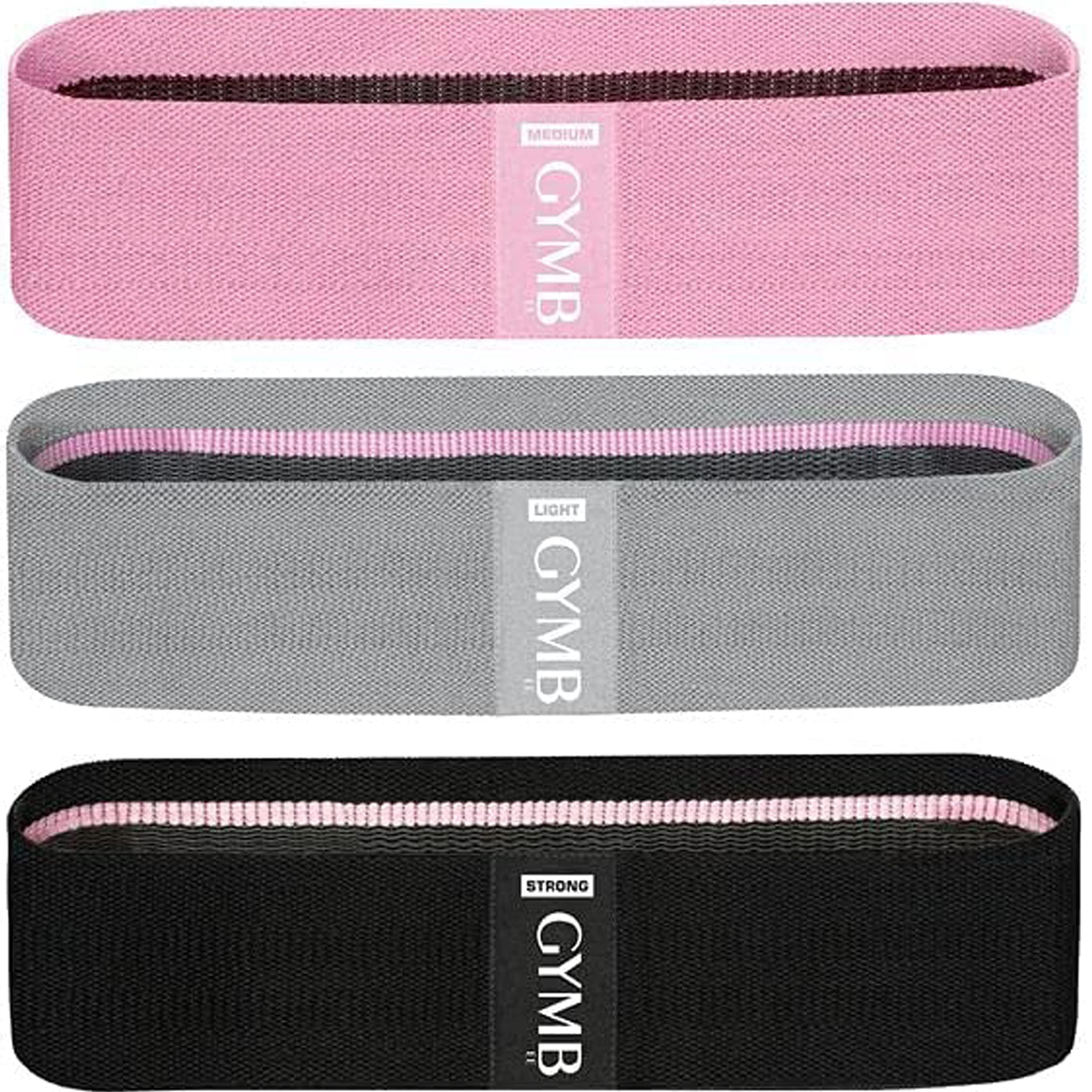 Gymbee, Resistance Bands for Working Out, 3 Levels, Cloth Material ...