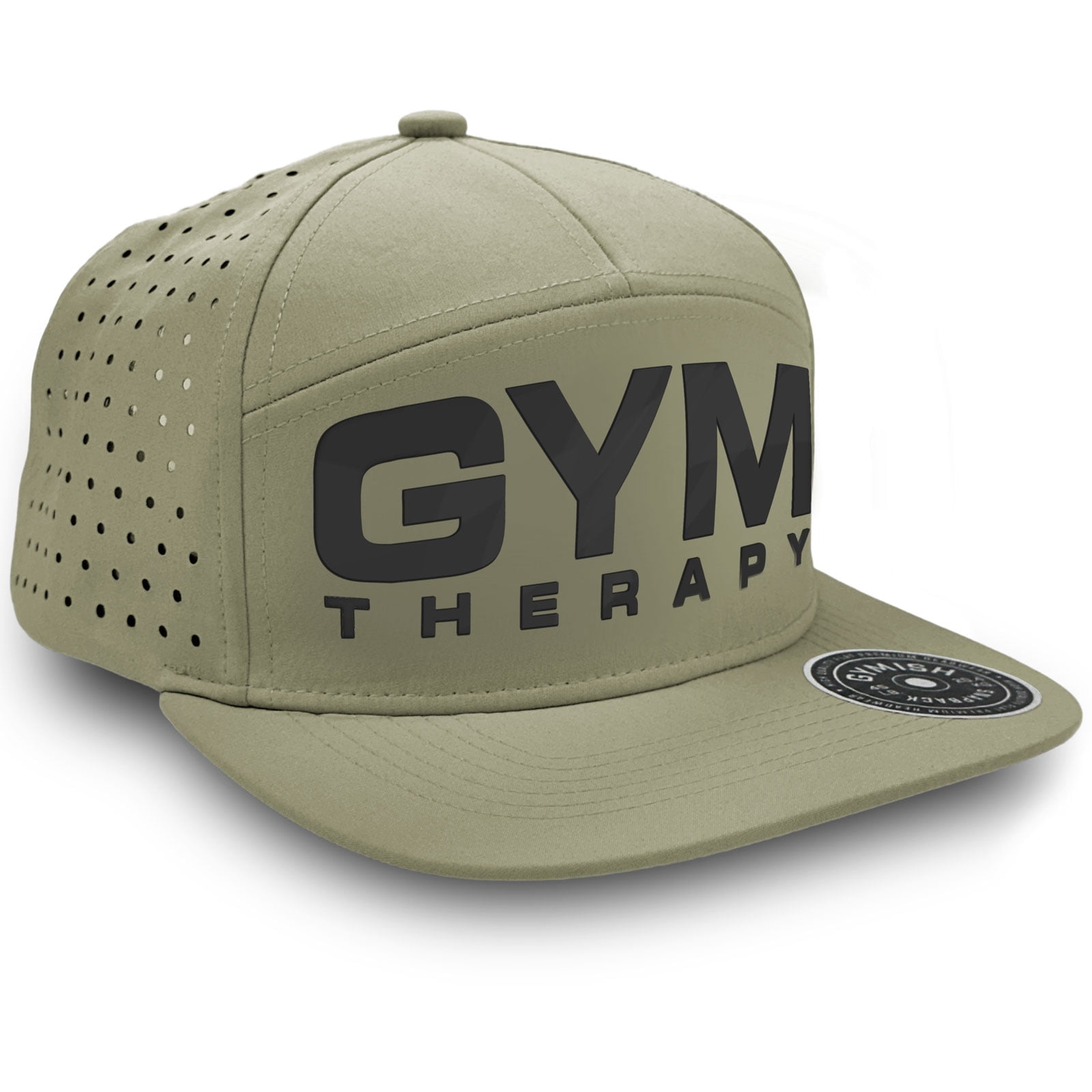 GYMISH Lifestyle Therapy Men's Workout Hat with Laser-Vented Design in ...
