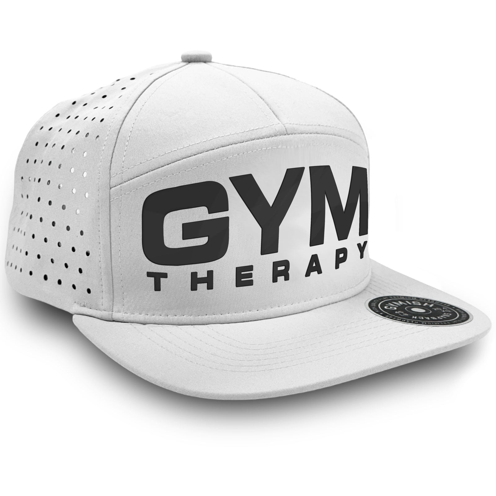 GYMISH Lifestyle Therapy Men's Workout Hat with Laser-Vented Design in ...