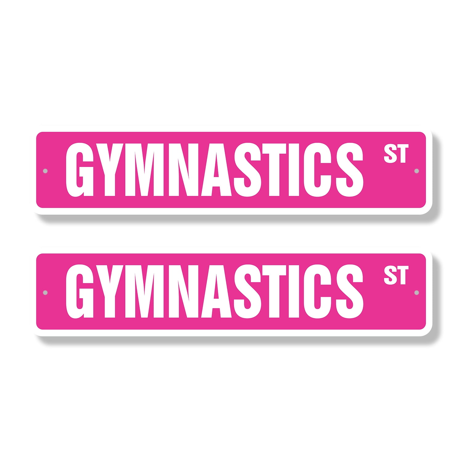 GYMNASTICS Classic Street Sign (2 Pack) new gymnast leotards PE ...