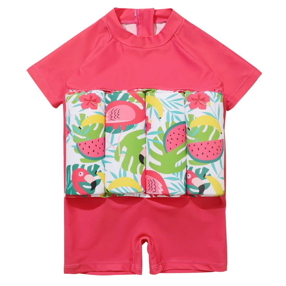 GYRATEDREAM 2-6Y Kid Boy Girl Short Sleeve One Piece Float Suit with ...