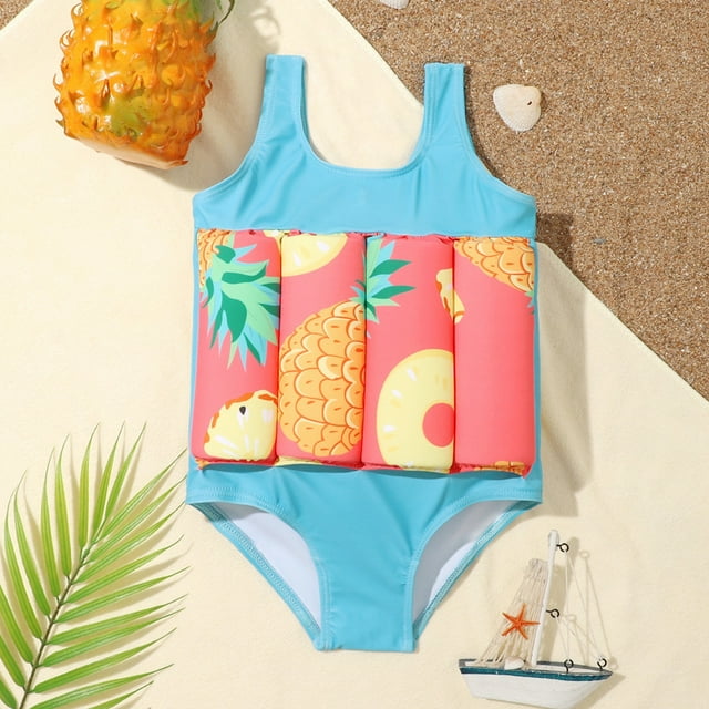 GYRATEDREAM 2-6Y Kid Girl Cute One Piece Float Suit Swimsuit Bikini ...