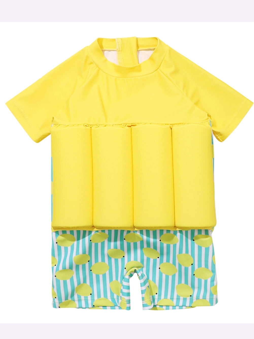 GYRATEDREAM 2-6Y Kid Girls Lemon Printed One Piece Float Suit with ...