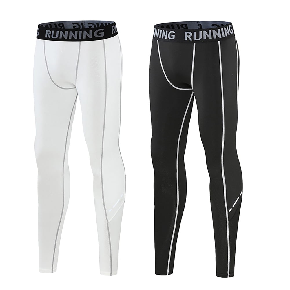 GYRATEDREAM 2 Pack Youth Boy's Compression Pants Leggings Tights ...
