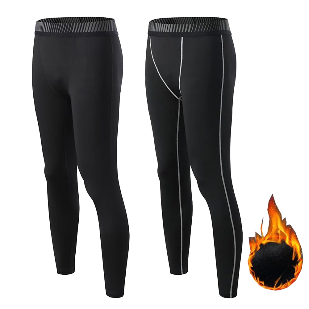 GYRATEDREAM 2 Pack Youth Boys' Compression Leggings Sports Tights ...