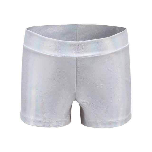 GYRATEDREAM 3-12Y Girls Gymnastics Shorts Kids Sparkle Dance Athletic ...