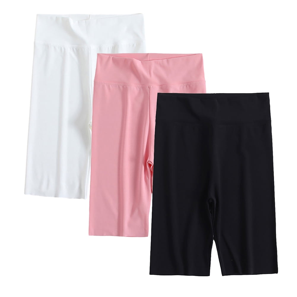 GYRATEDREAM 3 Pack Girls Under Dress Dance Bike Shorts Kids Active ...