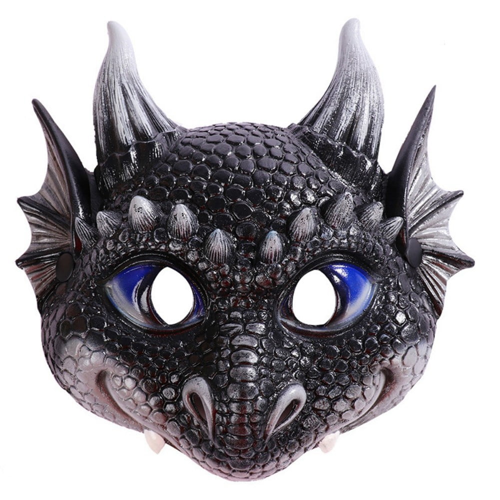 GYRATEDREAM 3D Dragon Mask or Wings Masquerade Face Masks Halloween ...