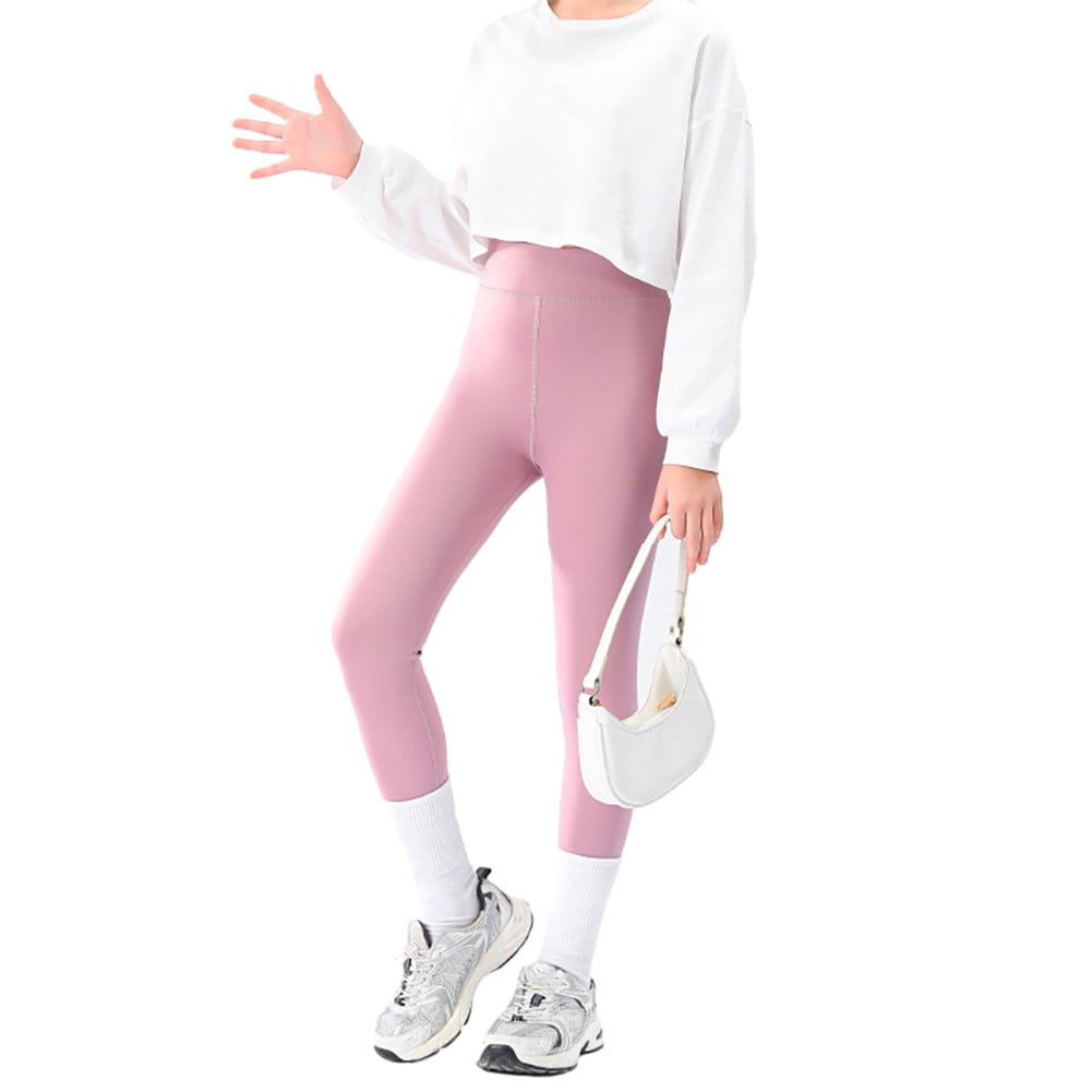 GYRATEDREAM 4-10 Years Yoga Active Leggings for Girls,Kids Workout Yoga ...