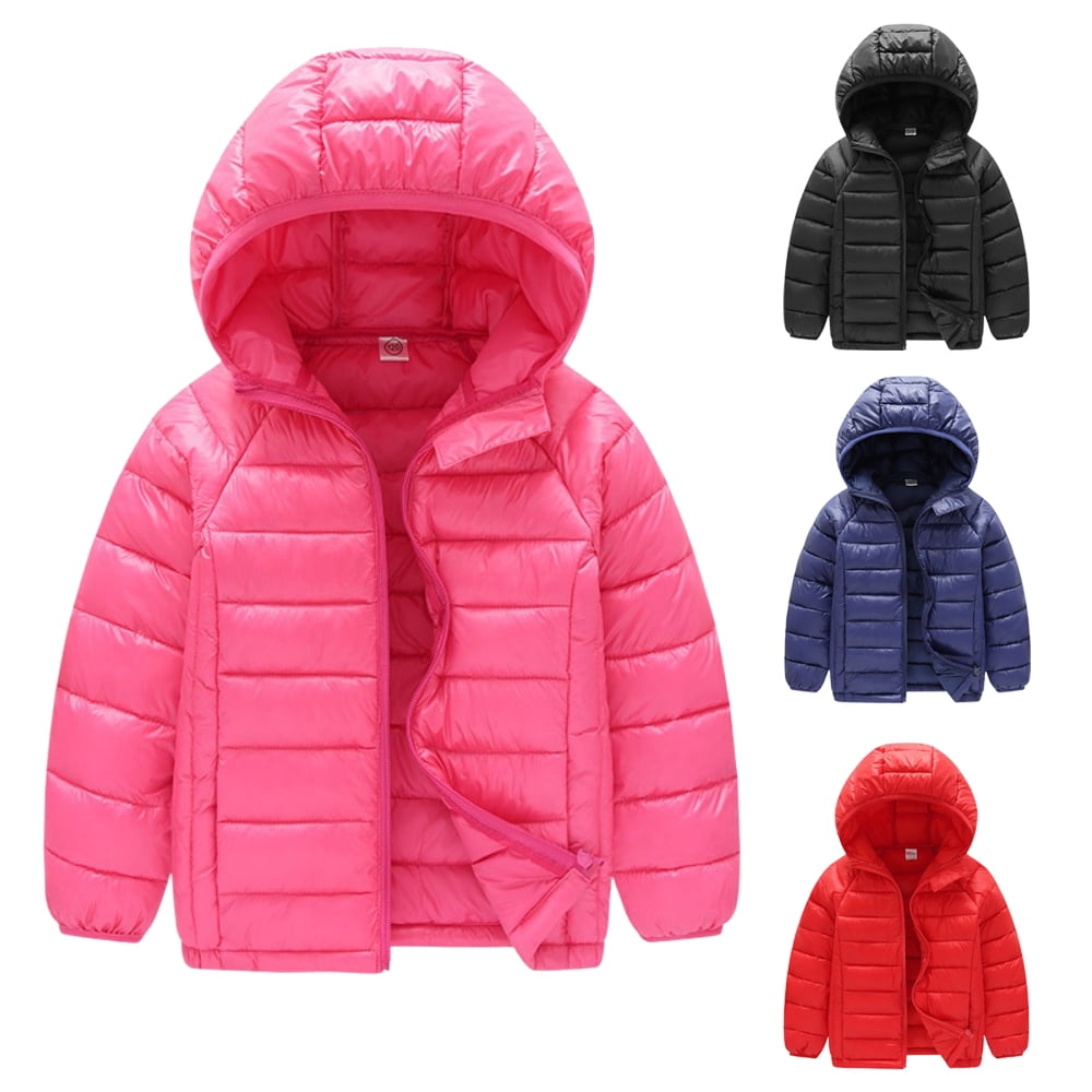 GYRATEDREAM 4-9T Hooded Puffer Jackets for Boys and Girls 鈥?Lightweight and Packable 鈥?Autumn ...