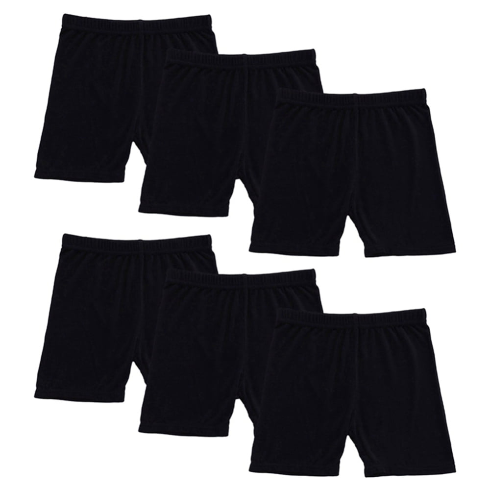 GYRATEDREAM 6 Pack Girls Active Shorts Dance Bike Shorts Workout Shorts ...