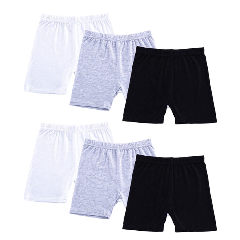GYRATEDREAM 6 Pack Girls Active Shorts Dance Bike Shorts Workout Shorts ...
