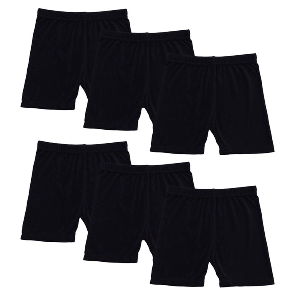 GYRATEDREAM 6 Pack Girls Bike Shorts Cotton Cartwheel Shorts for Dance ...