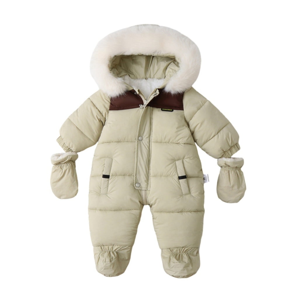 GYRATEDREAM Baby Clothes Newborn Boy Girl Snowsuit Winter Coats Infant Jumpsuit Bodysuits Hooded ...