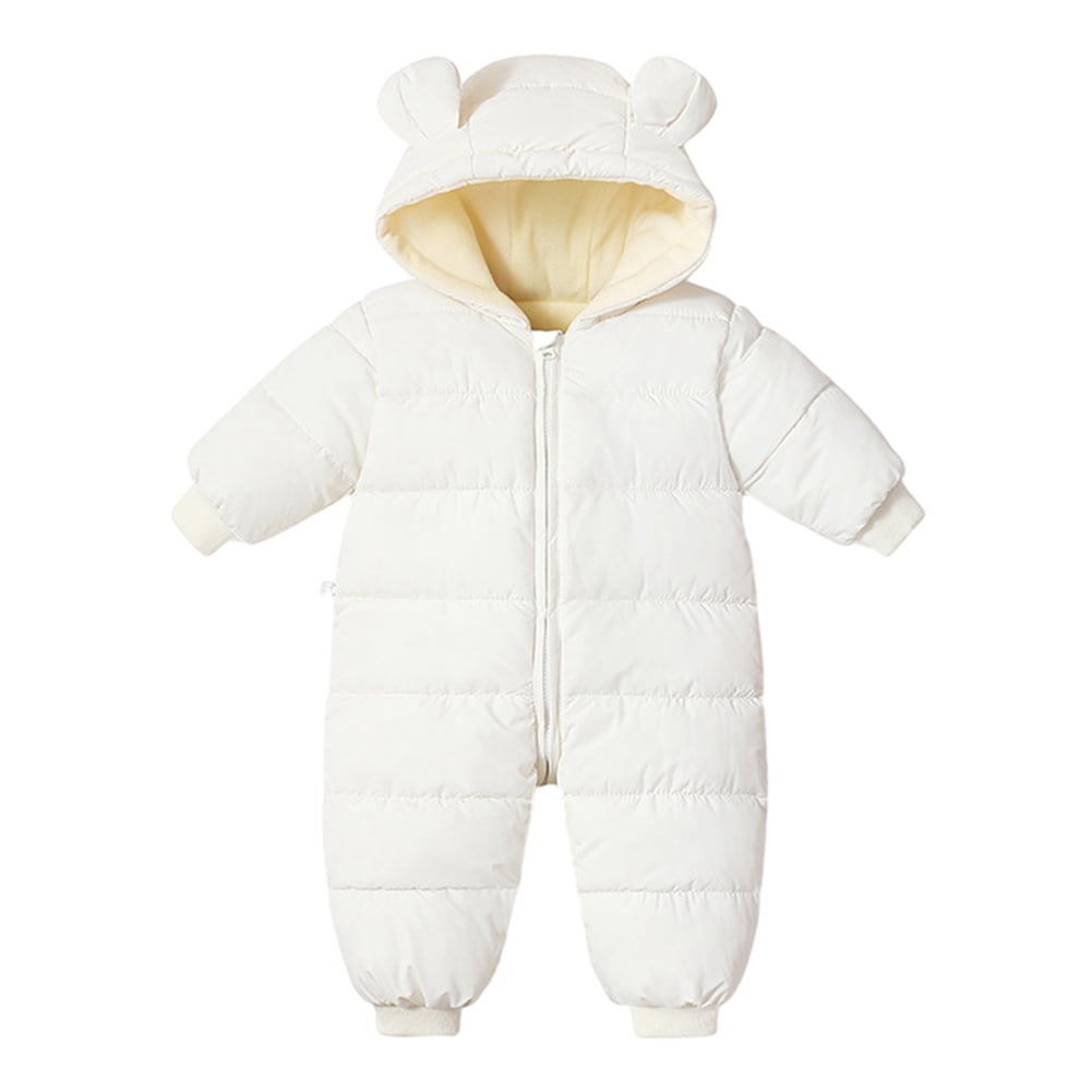 GYRATEDREAM Baby Girl Winter Snowsuit Cute Baby Bear Suit Newborn Winter Coat Warm Infant Hooded ...