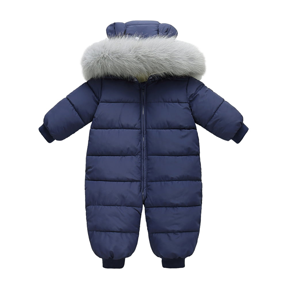 GYRATEDREAM Baby Girl Winter Snowsuit Toddler Jacket Clothes For Boy Infant Jumpsuit Hoodied ...