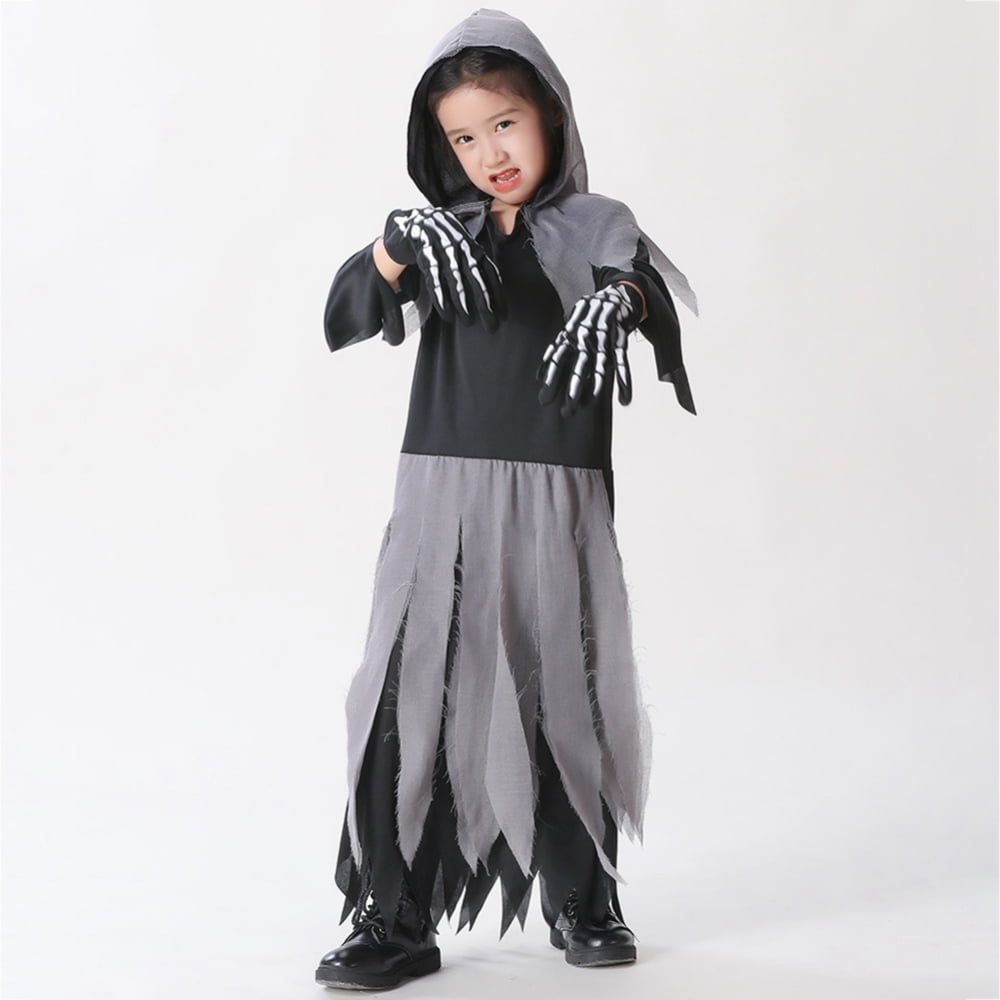 GYRATEDREAM Black Robe Ghost Costume Toddler Ghost Halloween Costume ...