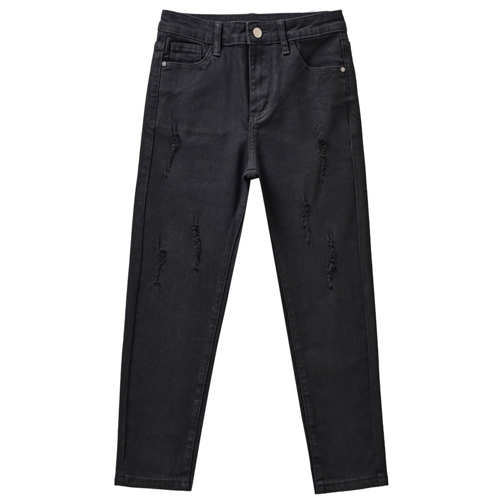 GYRATEDREAM Boy's Skinny Fit Ripped Destroyed Distressed Fashion Kids ...