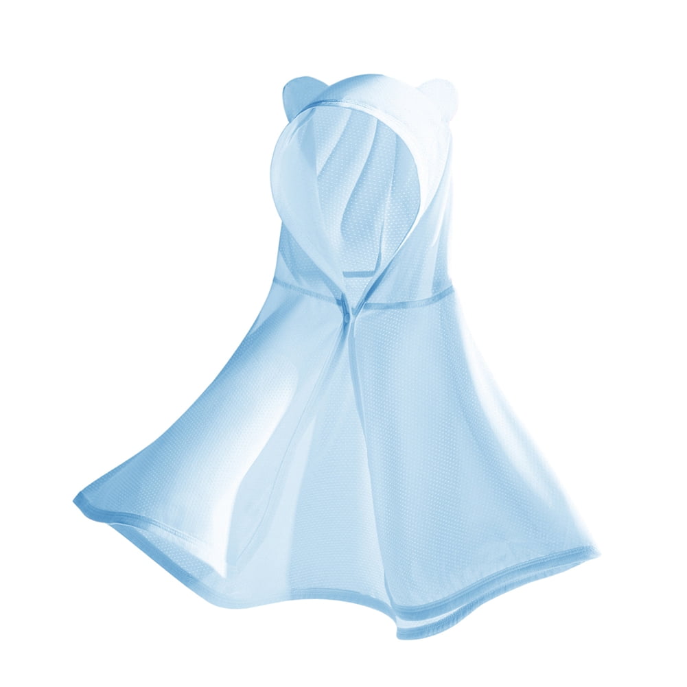 GYRATEDREAM Boys Girls Sun Protection Hooded Cape Little Kids Solid ...