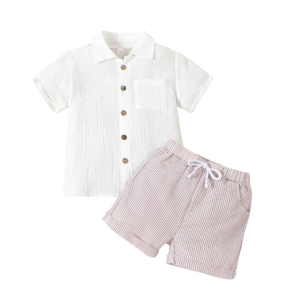 GYRATEDREAM Baby Boys Clothes Set Toddler Infant Boys Button-down Shirt ...