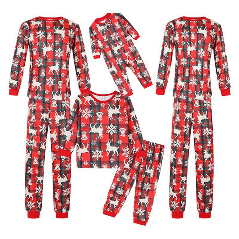 GYRATEDREAM Christmas Family Pajamas Sets, Christmas Long Sleeve Family ...