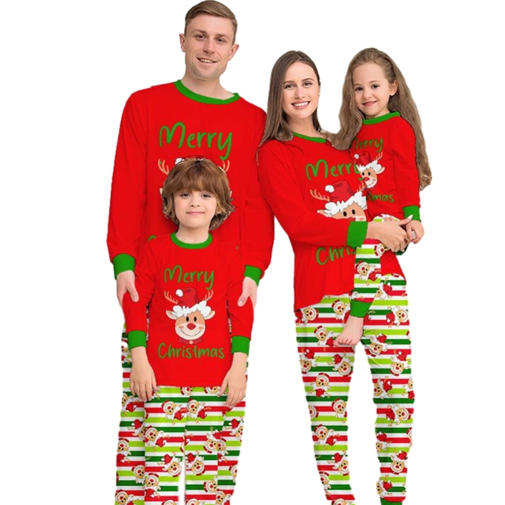 GYRATEDREAM Family Christmas Pjs Matching Sets Holiday Jammies ...