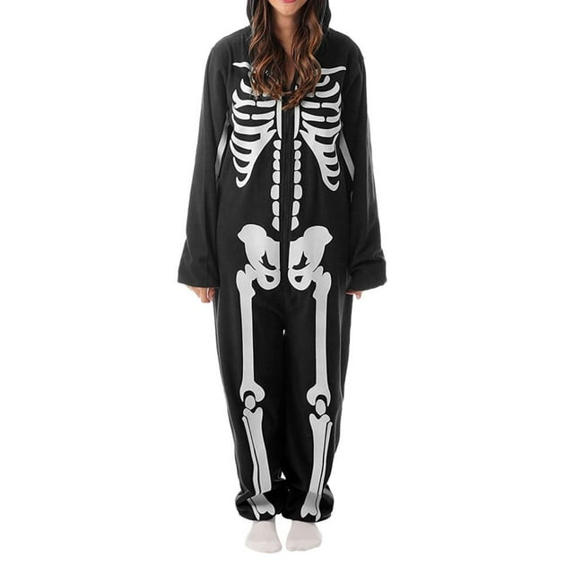 GYRATEDREAM Family Halloween Costumes Skeleton Pajamas Funny Zipper ...