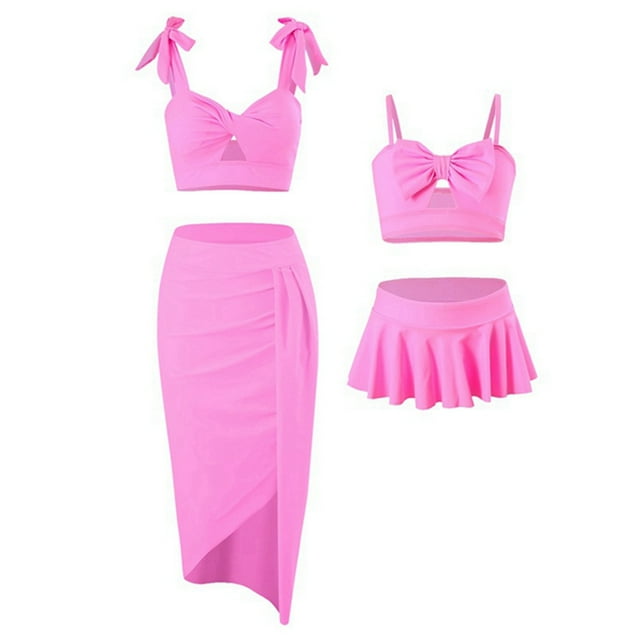 GYRATEDREAM Family Matching Swimsuit Set High Waisted Mommy and Me ...