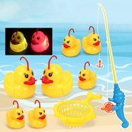 Magnetic Toddler's Play Set - Baby Bath Catching Game with Fishing Rod ...