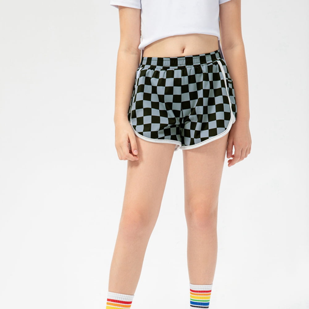 GYRATEDREAM Girls Athletic Shorts Kids Casual Short with Pockets Girls ...