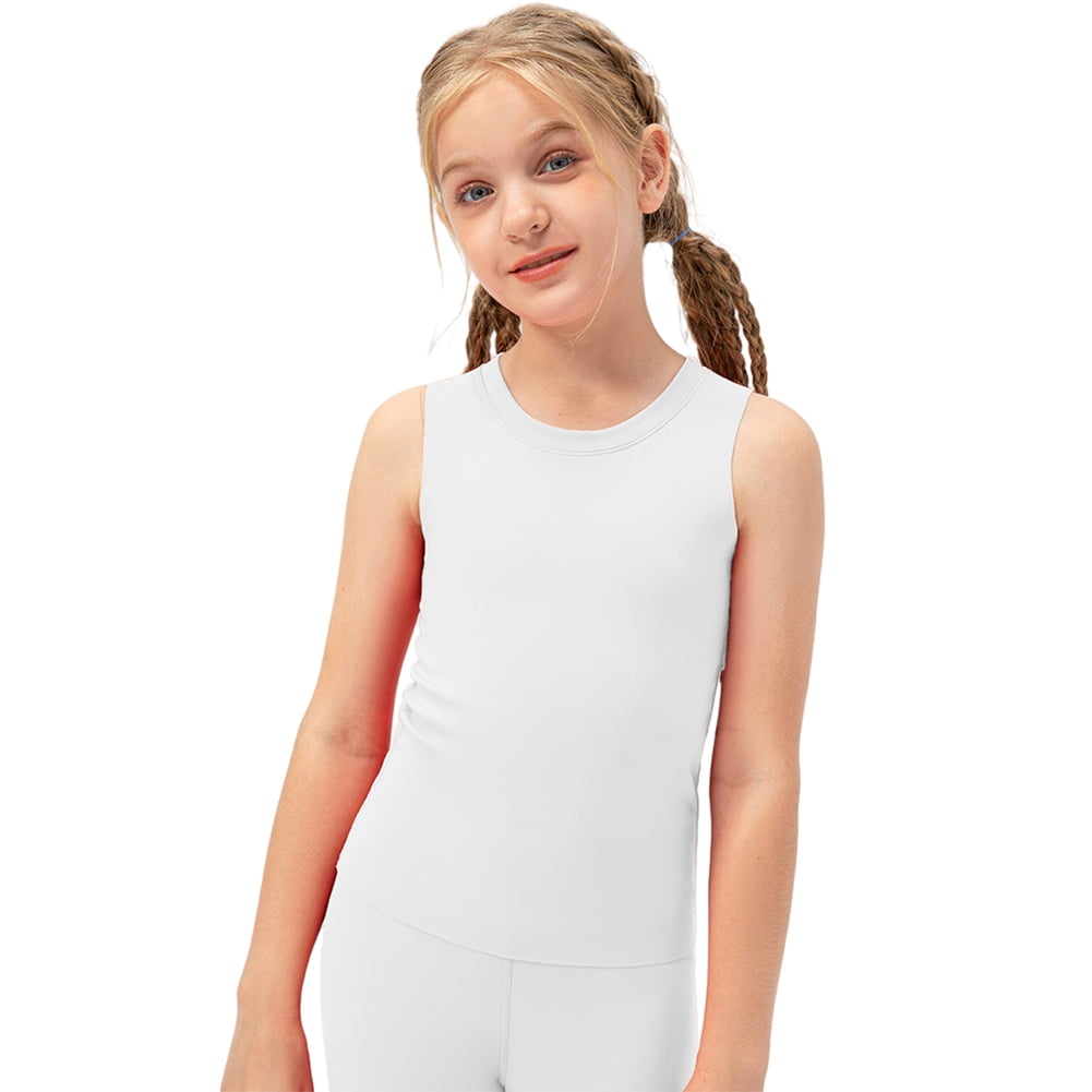 GYRATEDREAM Girls Athletic Tank Tops Dry Fit Active Performance ...