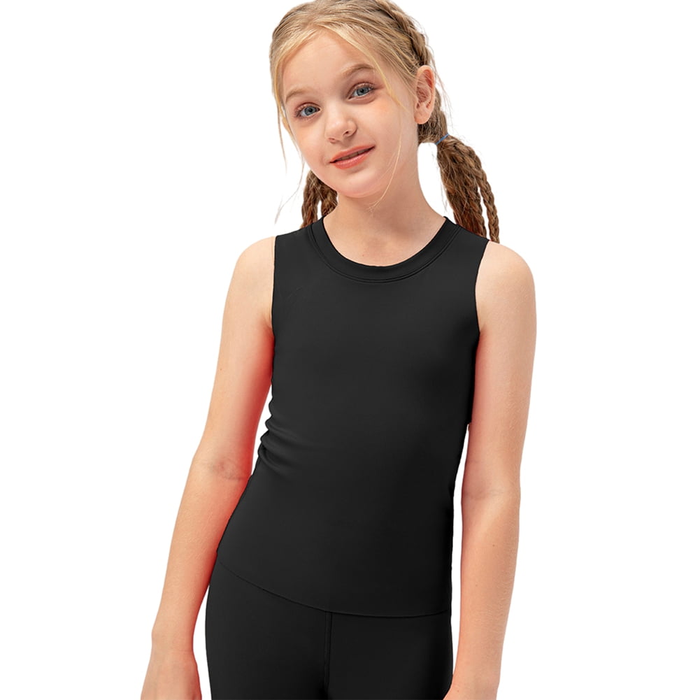 GYRATEDREAM Girls Athletic Tank Tops Dry Fit Active Performance ...