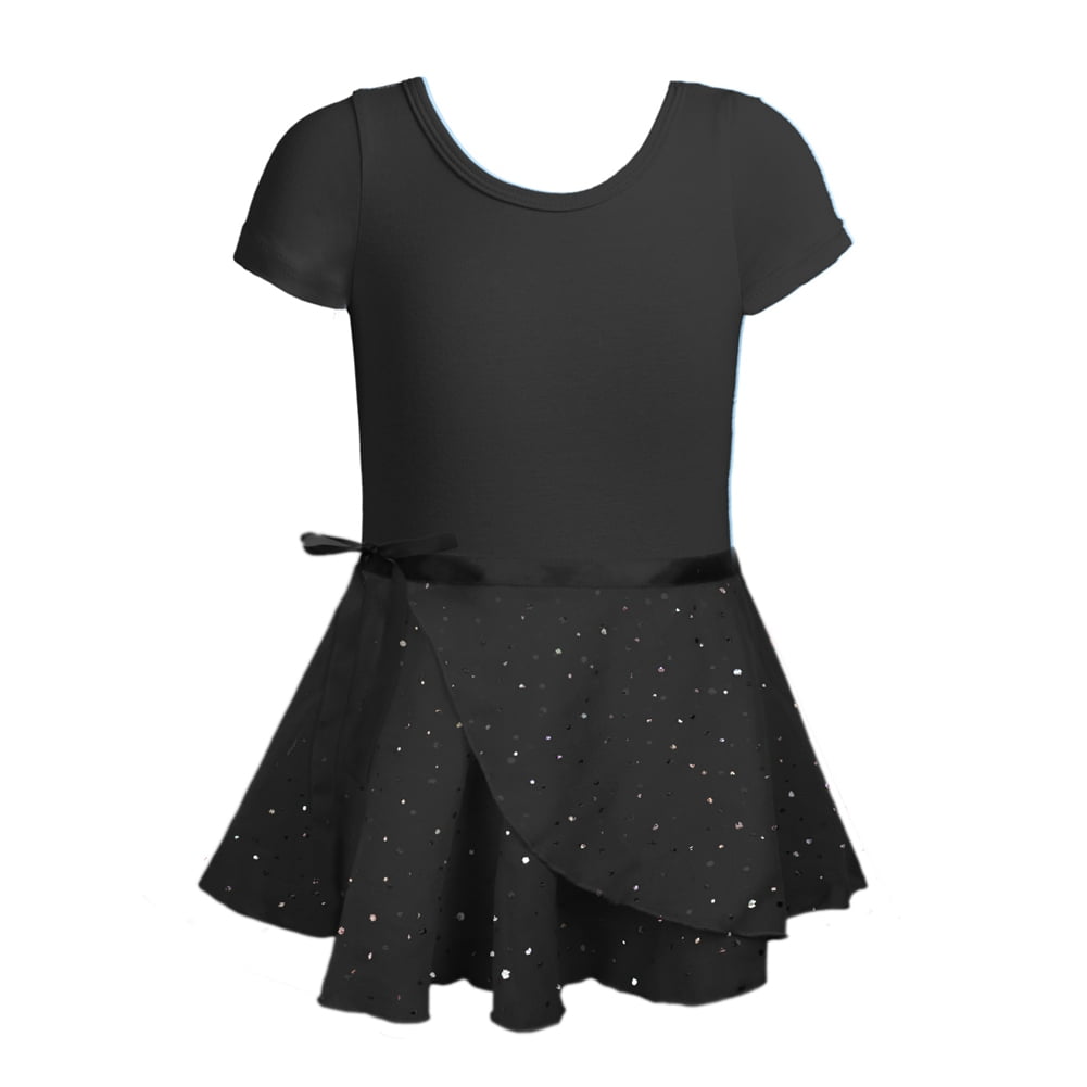 GYRATEDREAM Girls Ballet Leotards with Skirt Classic Short Sleeve and ...