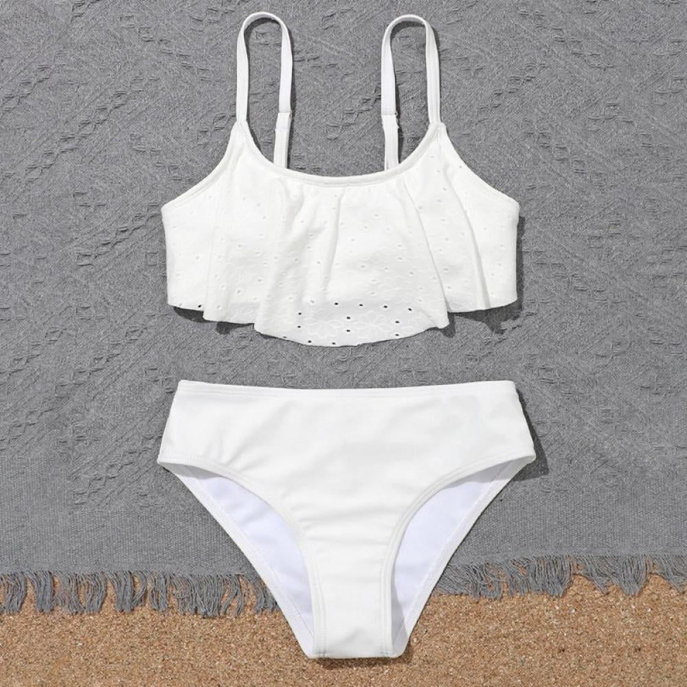 GYRATEDREAM Girls Bikini Beach Swimwear 2 Piece Tankini Swimwear Bikini ...