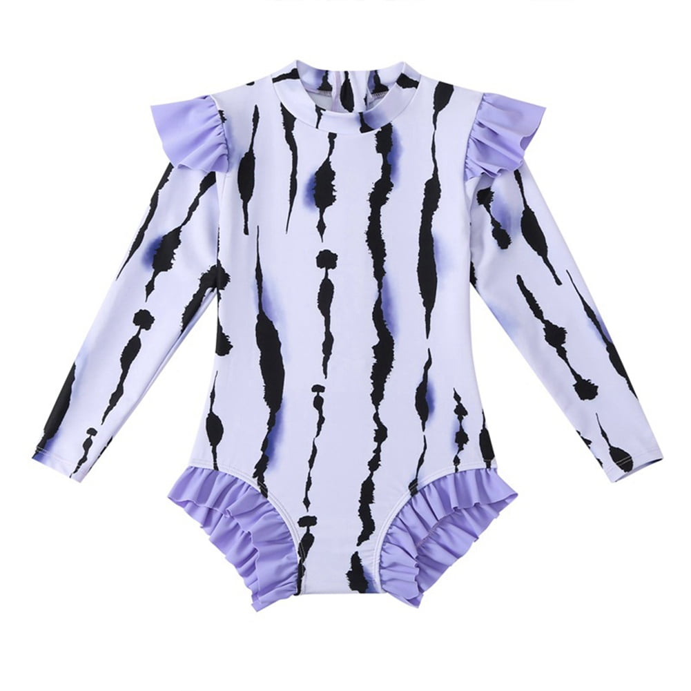 GYRATEDREAM Girls One-Piece Swimsuits Bathing Suits Multicolor Kids ...