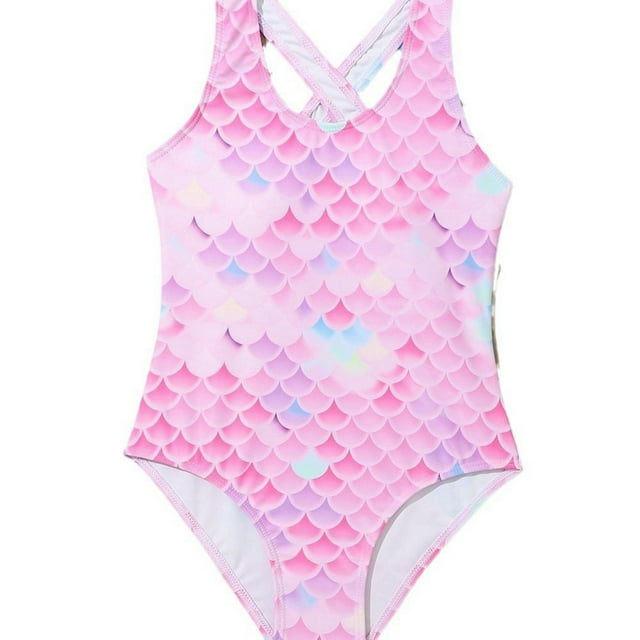 GYRATEDREAM Girls One-Piece Swimsuits Bathing Suits Multicolor Kids ...