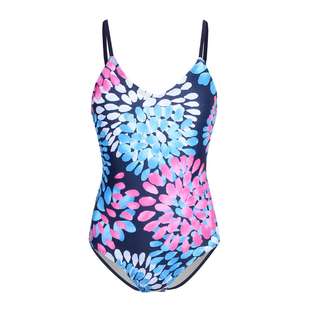 GYRATEDREAM Girls One-Piece Swimsuits Bathing Suits Multicolor Kids ...