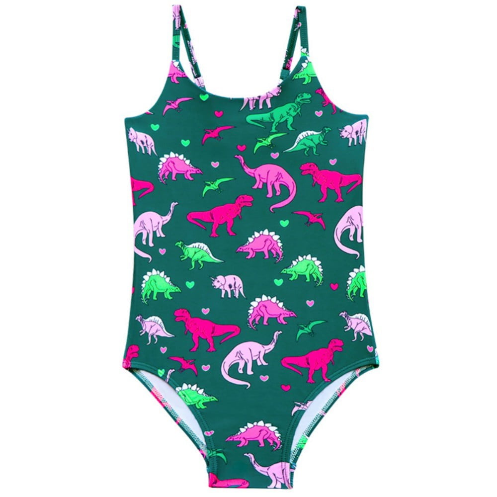GYRATEDREAM Girls One Piece Swimsuits Kids Cut Out Swimwear Summer ...