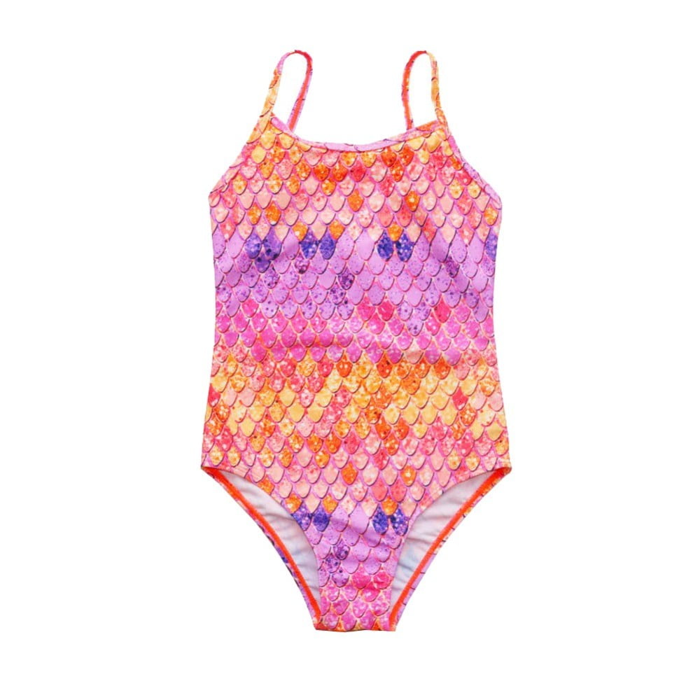 GYRATEDREAM Girls One Piece Swimsuits Kids Cut Out Swimwear Summer ...