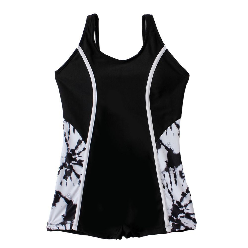 GYRATEDREAM Girls One-Piece Swimsuits Letter Print Bathing Suits Kids ...