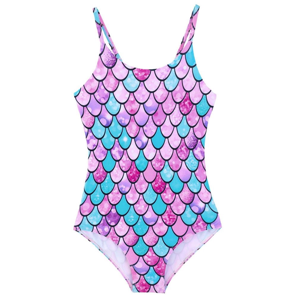 GYRATEDREAM Girls One Piece Swimsuits Sleeveless Swimsuits Beach ...