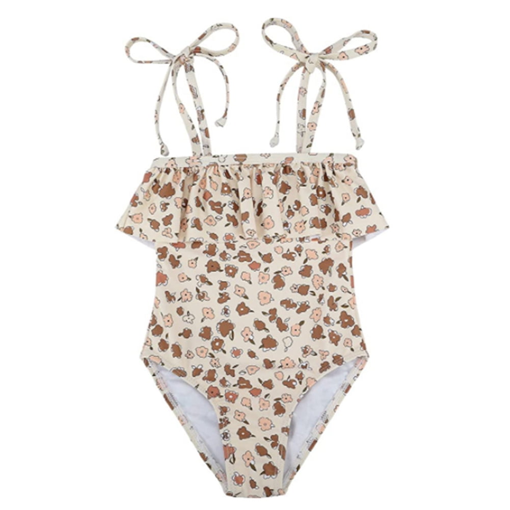 GYRATEDREAM Girls One Piece Swimsuits Summer Quick Dry Beach Bathing ...