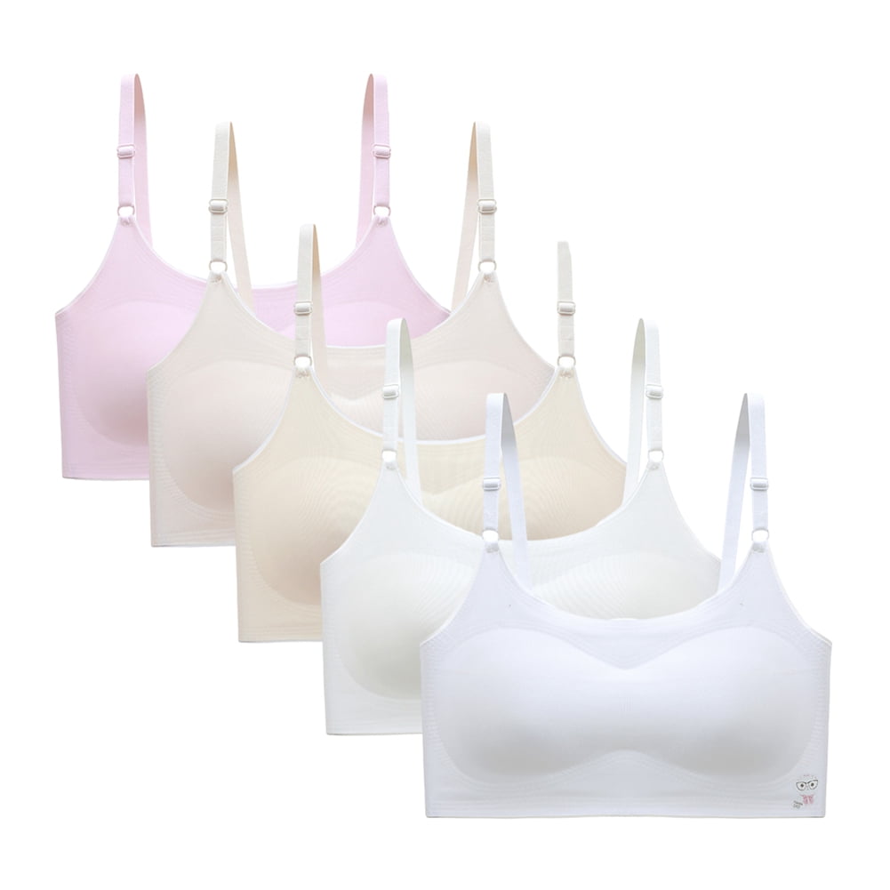 GYRATEDREAM Girls Padded Training Bra Crop Cami Wireless Bras for Girls ...