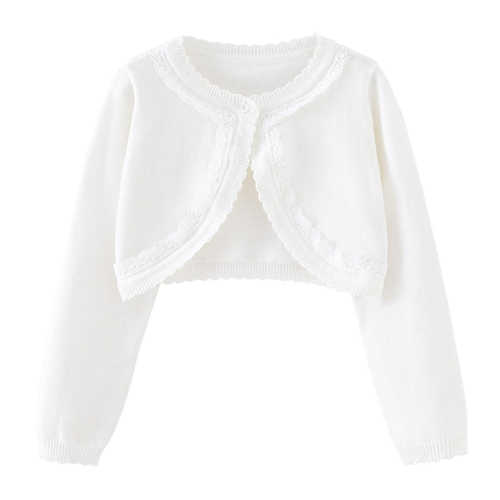 GYRATEDREAM Girls' Shrug Sweater Long Sleeve School Uniform Cardigans ...
