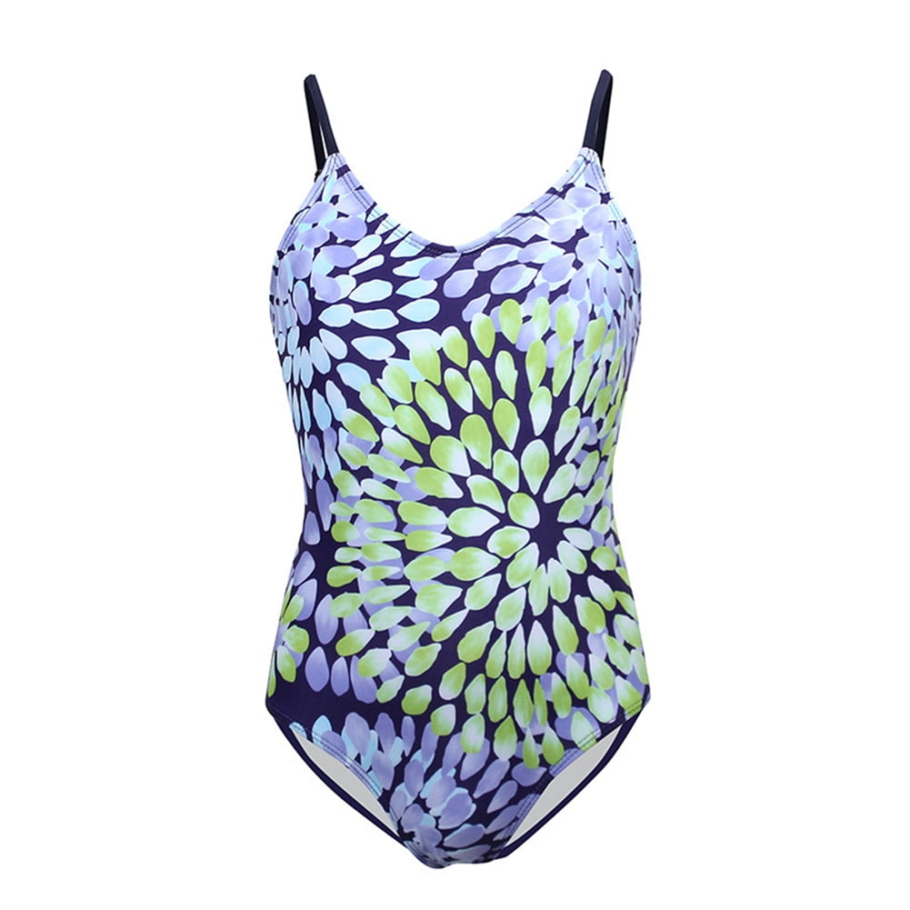 GYRATEDREAM Girls Swimsuits Sport Athletic One Piece Swimsuit Bathing ...