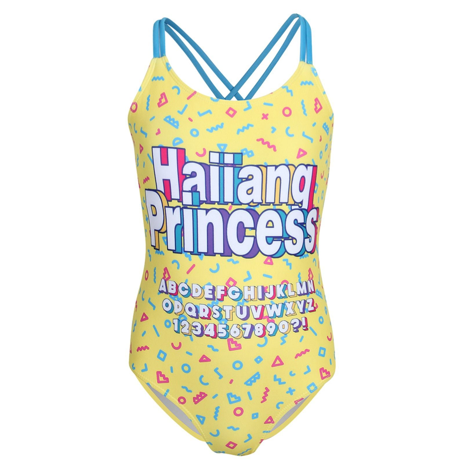 GYRATEDREAM Girls Swimsuits Sport Athletic One Piece Swimsuit Bathing ...
